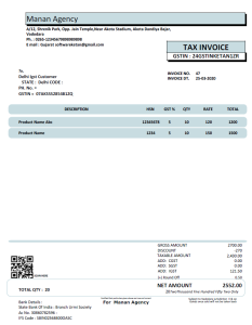Crystal Report Invoice Design SuperERP Software | Best Retail Software